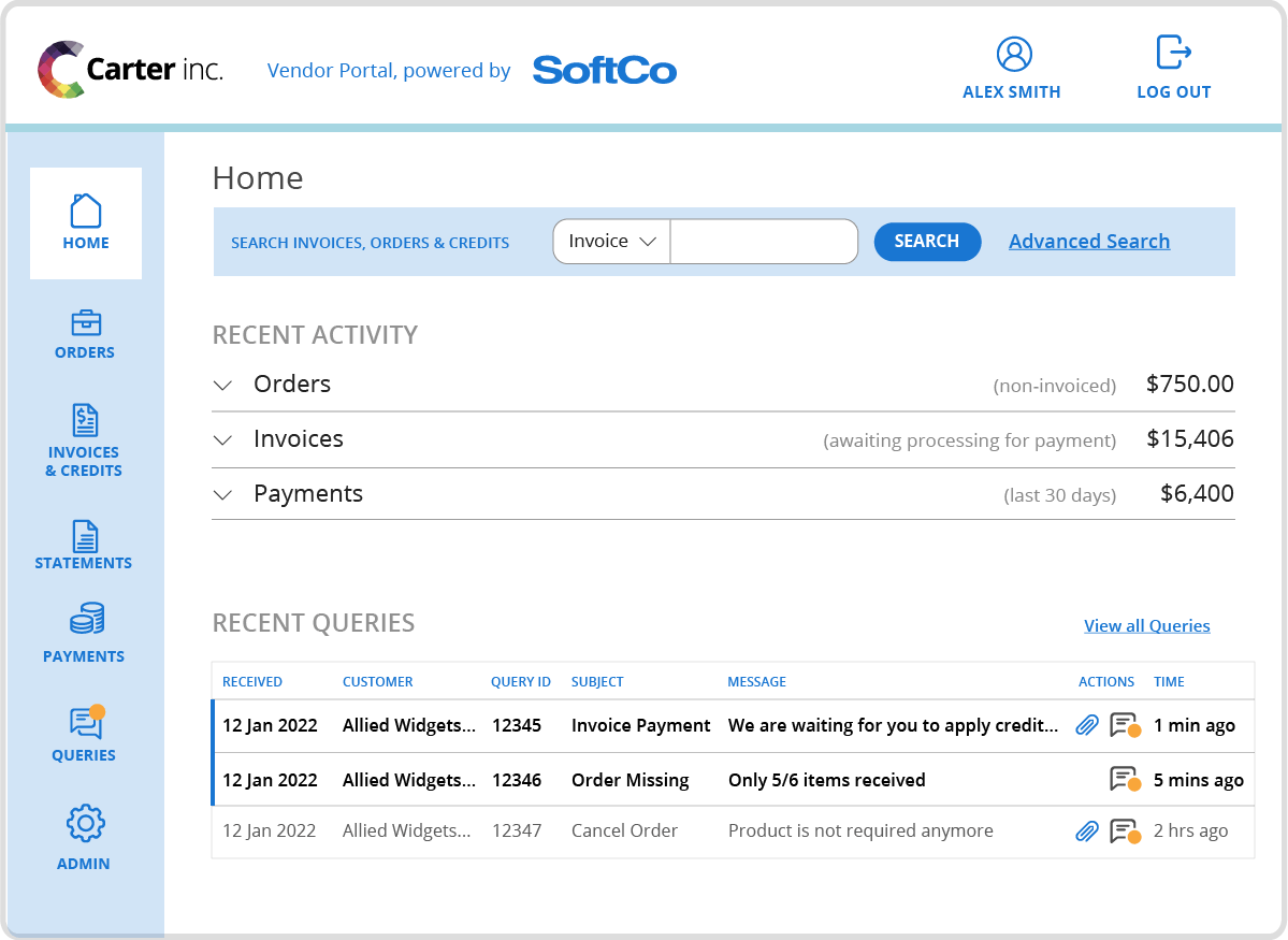 Vendor Management Software | Supplier Management System - SoftCo