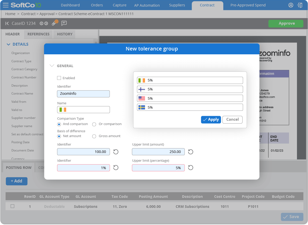 Contract Compliance Software - Tracking & Reporting - SoftCo