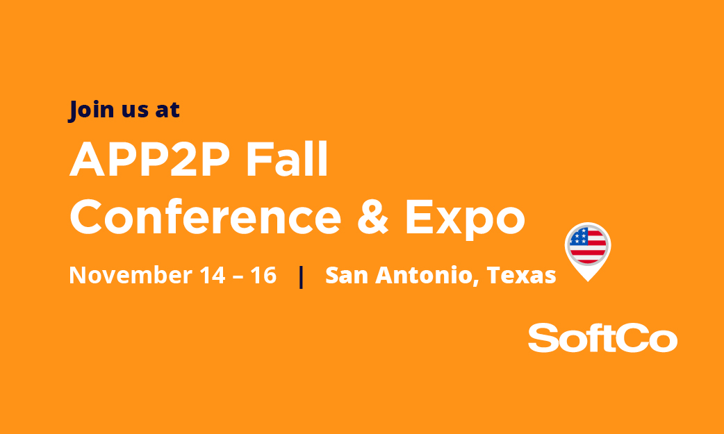 SoftCo Exhibiting at APP2P Fall Conference | SoftCo
