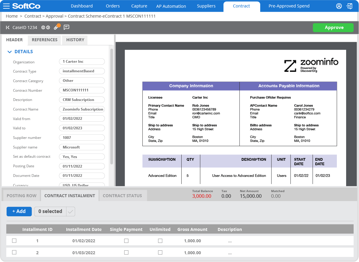 Contract Compliance Software | Tracking & Reporting | SoftCo