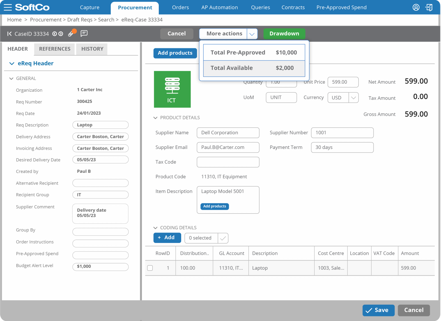eProcurement Software Solutions | eProcurement System - SoftCo