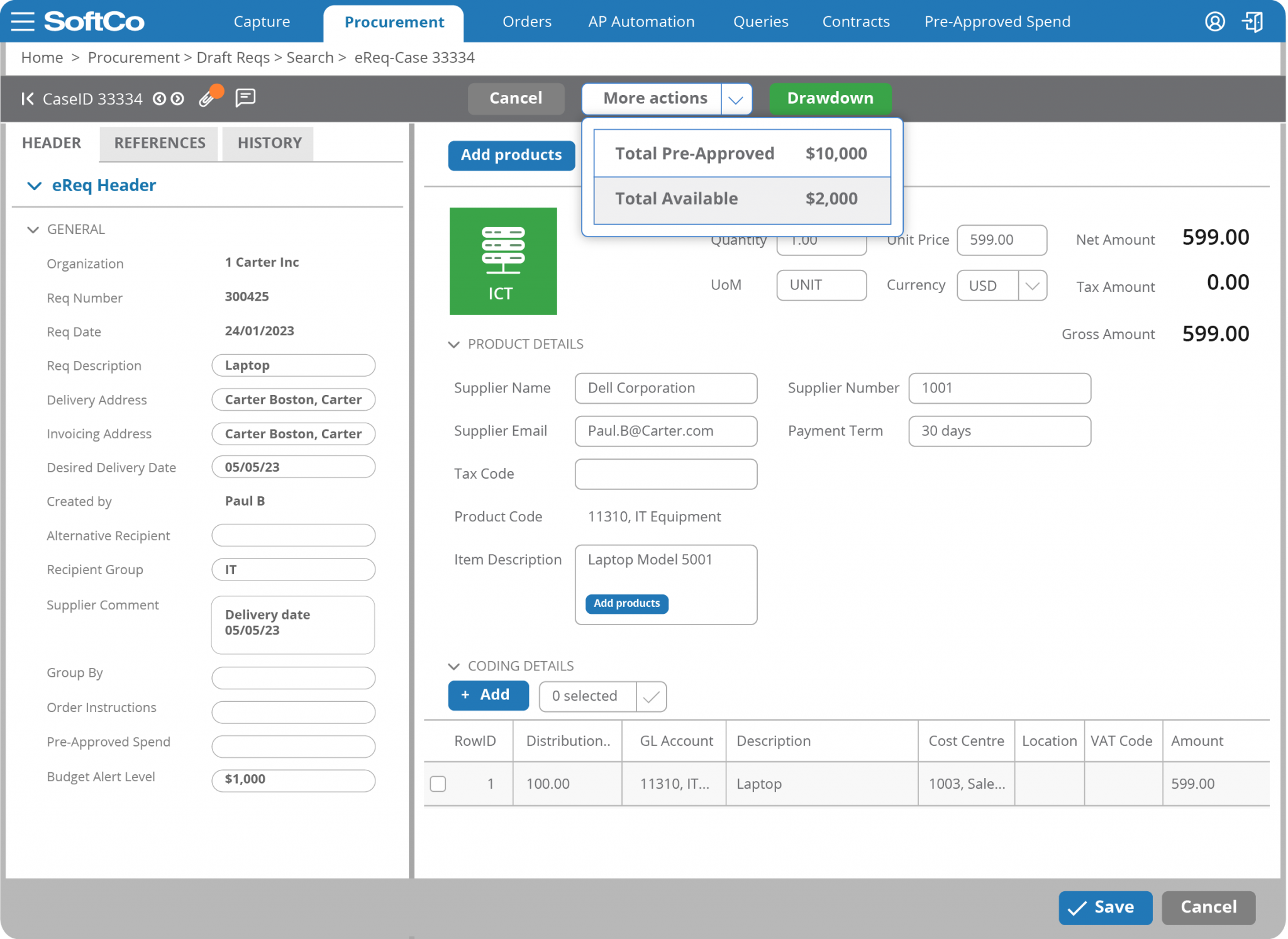 eProcurement Software Solutions | eProcurement System - SoftCo