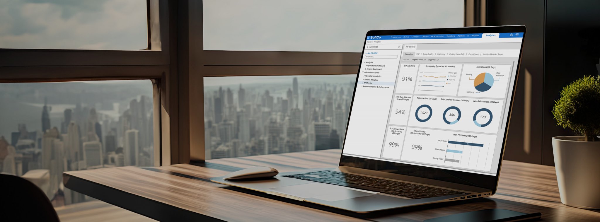 SoftCo Advanced AP Analytics: Real-Time AP & P2P Insights